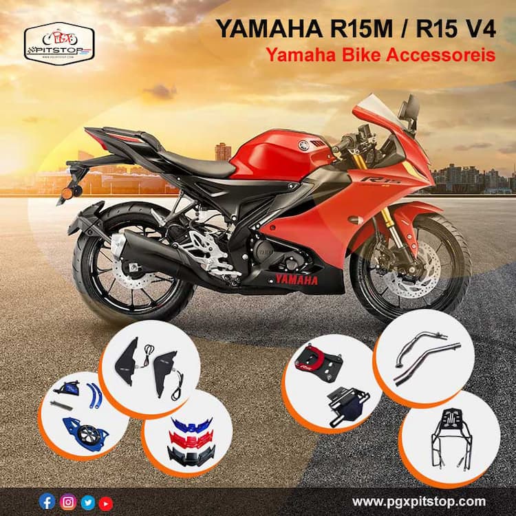 Yamaha Bike Modification Buy Motorcycle/Scooter accessories online | Yamaha accessories Price in ...
